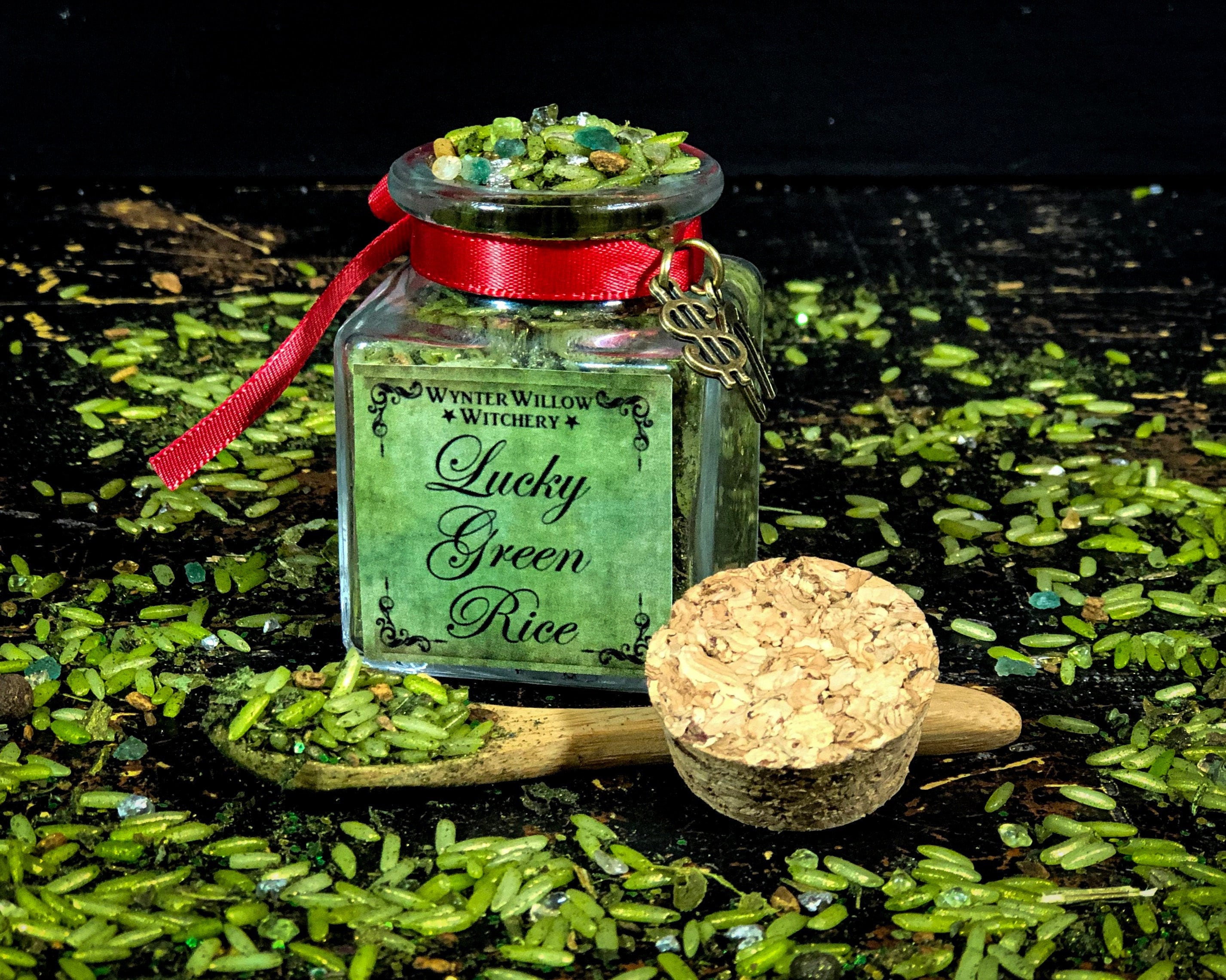 Lucky Green Money Rice to Always Have Cash on Hand. - Etsy