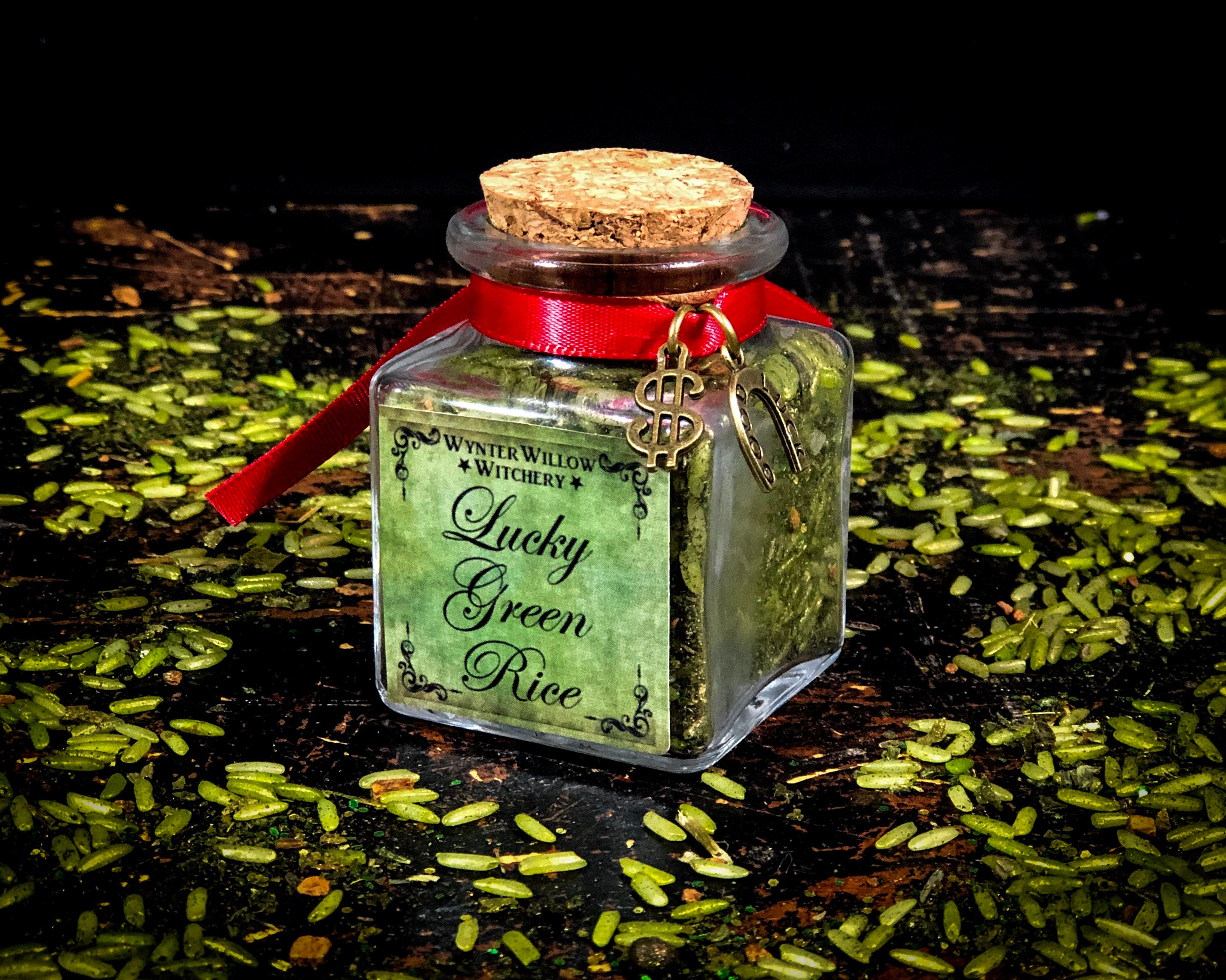 Lucky Green Money Rice to Always Have Cash on Hand. - Etsy