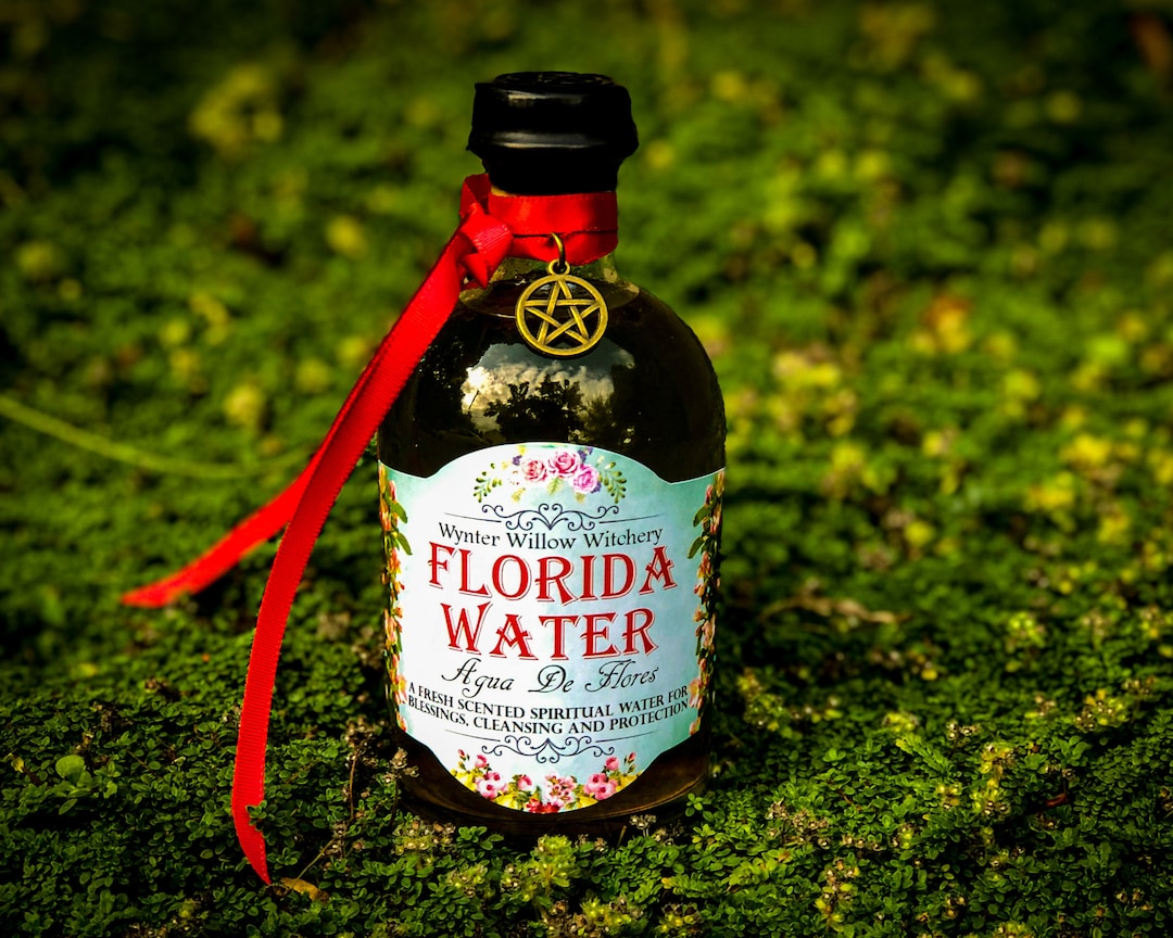 Large 9 Ounce Florida Water, Spiritual Self Care, Aqua De Flores ...
