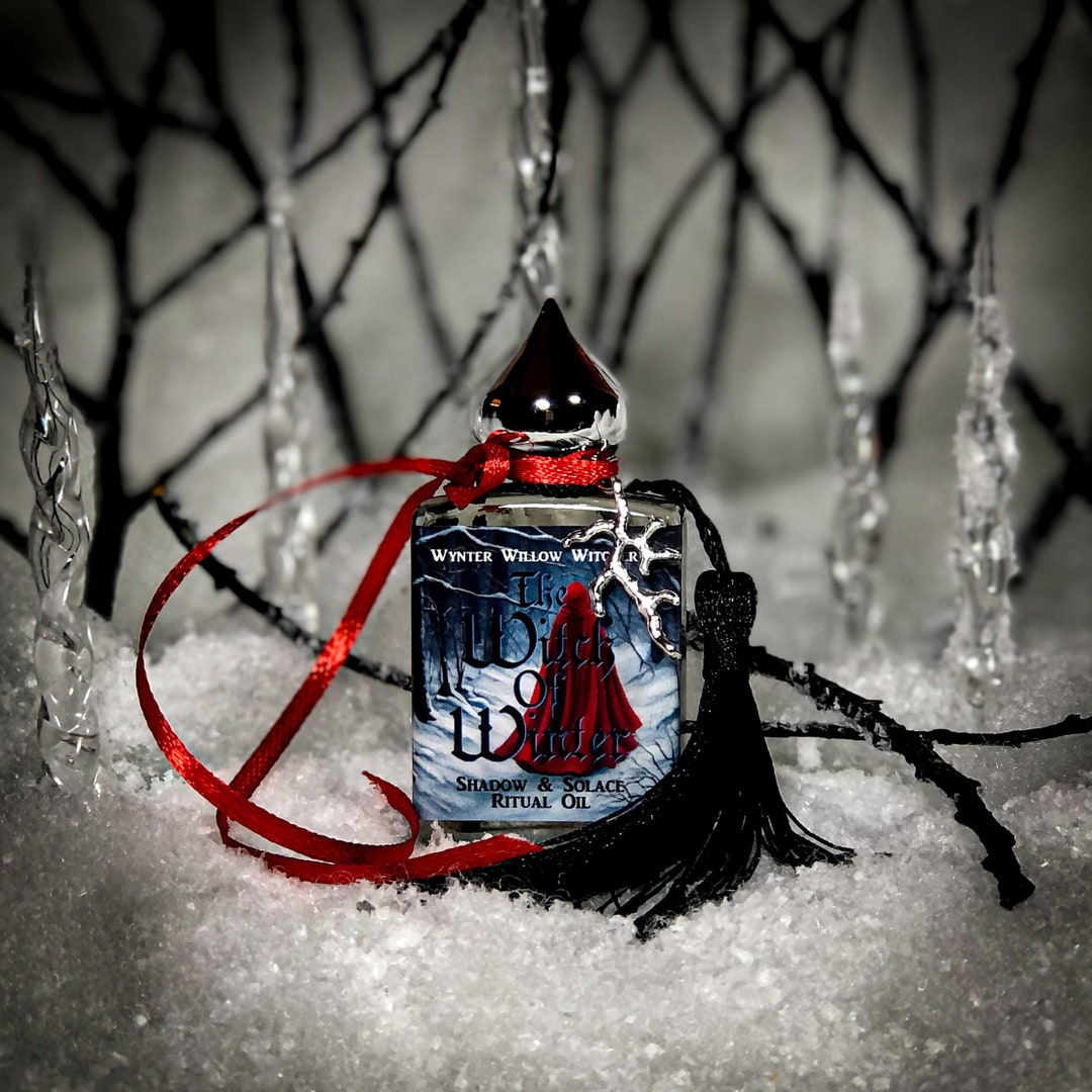 The Witch of Winter Ritual Oil of Shadow and Solace, Winter Magick ...