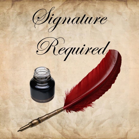USPS Signature Required Add on to Your Order - Etsy