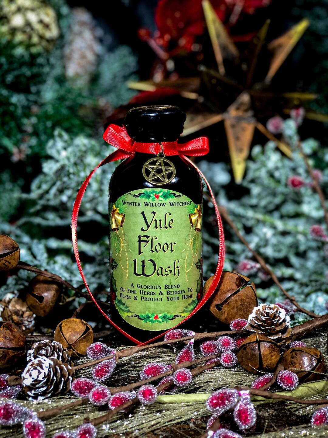 NEW Yule Floor Wash and Cleanser for Home Blessings and Protection. Yule Preparation, Winter ...