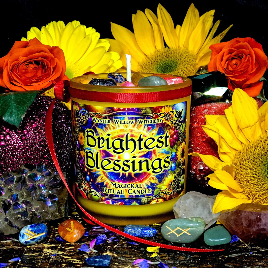 NEW Brightest Blessings Ritual Candle of Joy and Prosperity, Attract ...