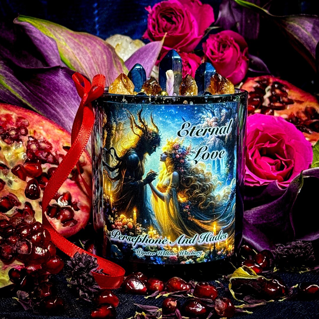 NEW Eternal Love, Persephone & Hades Ritual Candle, Underworld Offering Candle, Sensual Gift for ...