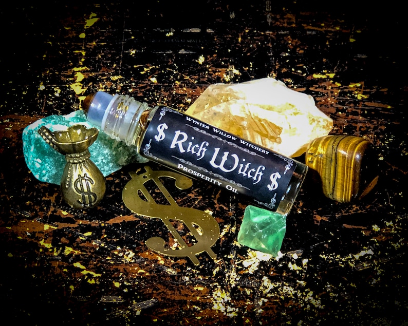 Rich Witch Prosperity Oil, Attract Wealth and Abundance Into Your Life ...