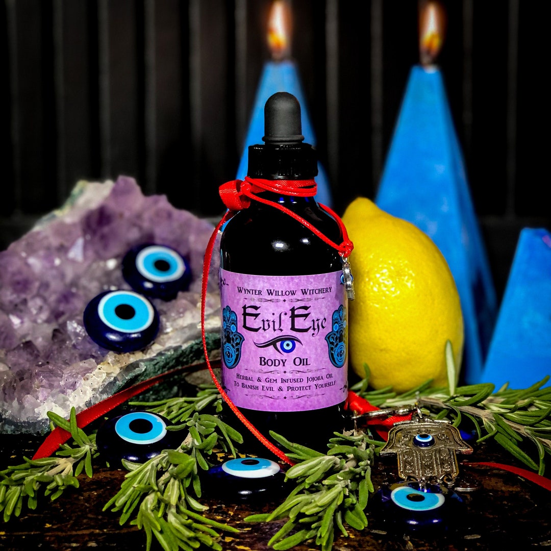 Evil Eye Powerful Body Oil, Repel the Evil Eye, Crafted Through Ritual of Planetary Magick - Etsy