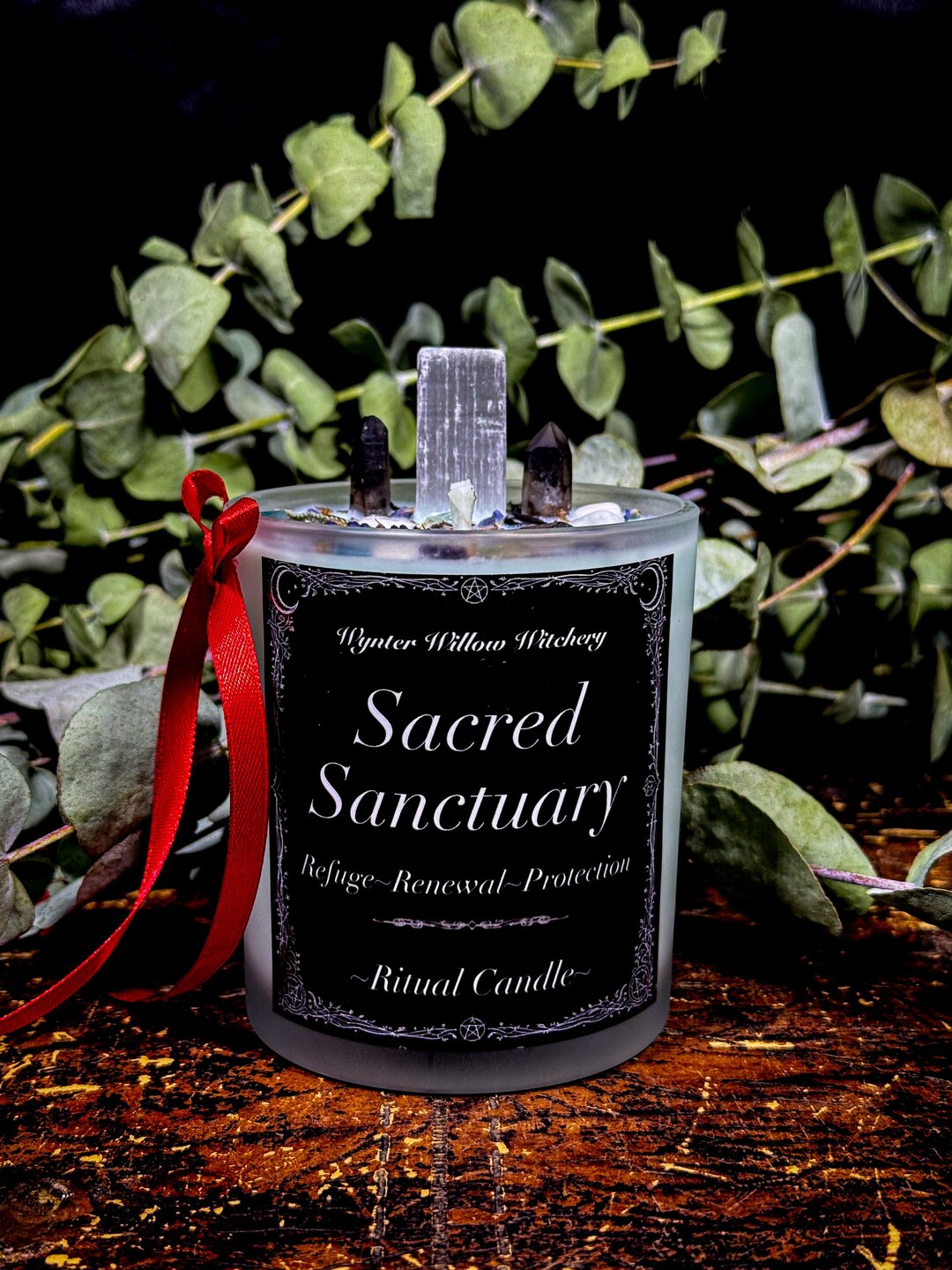 Sacred Sanctuary Candle: Refuge, Renewal, Protection- Spiritual Self ...