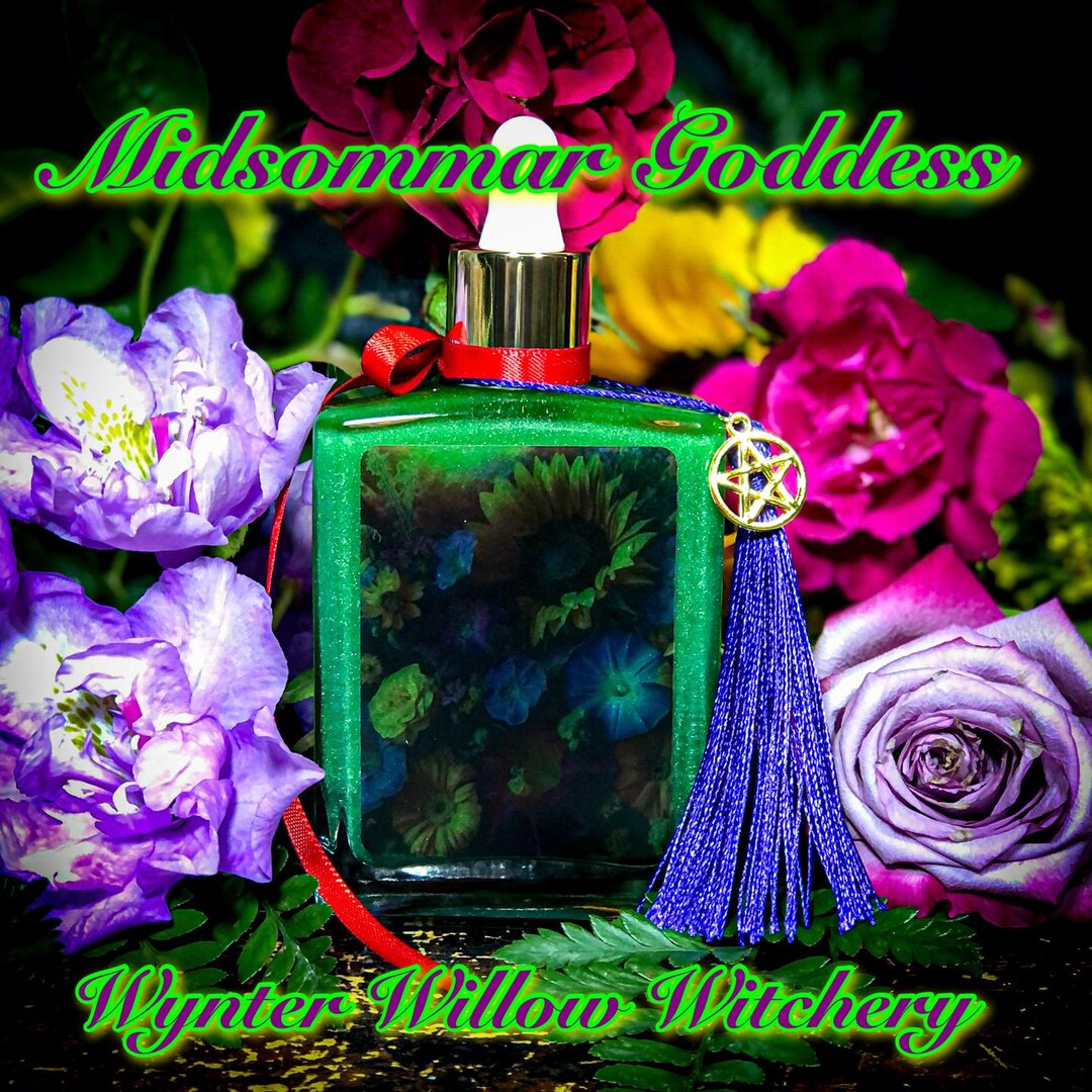 Midsommar Magick Perfumed Goddess Body Oil: Summer Witch Ritual - Etsy