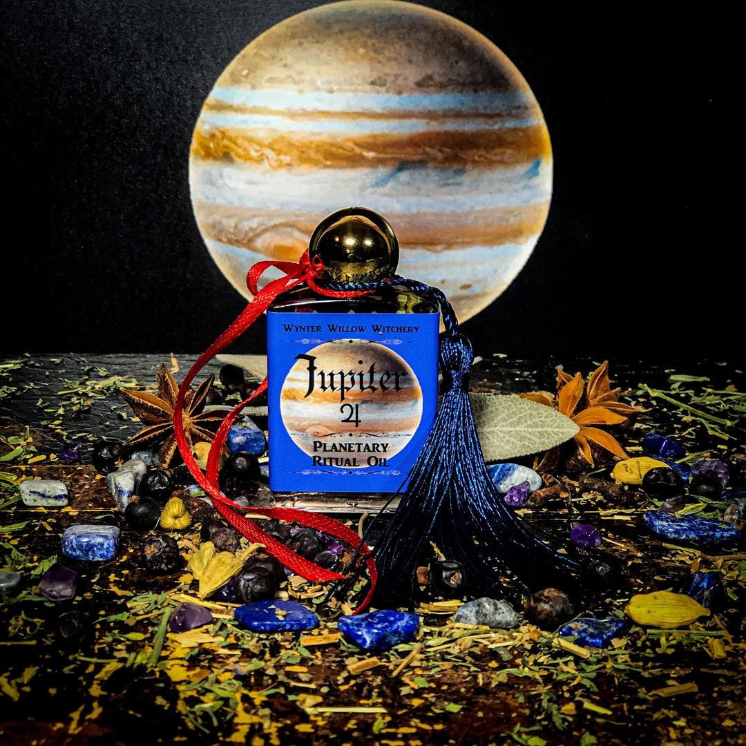 Jupiter Planetary Ritual Oil: Magick for Wealth, Wisdom and Financial ...