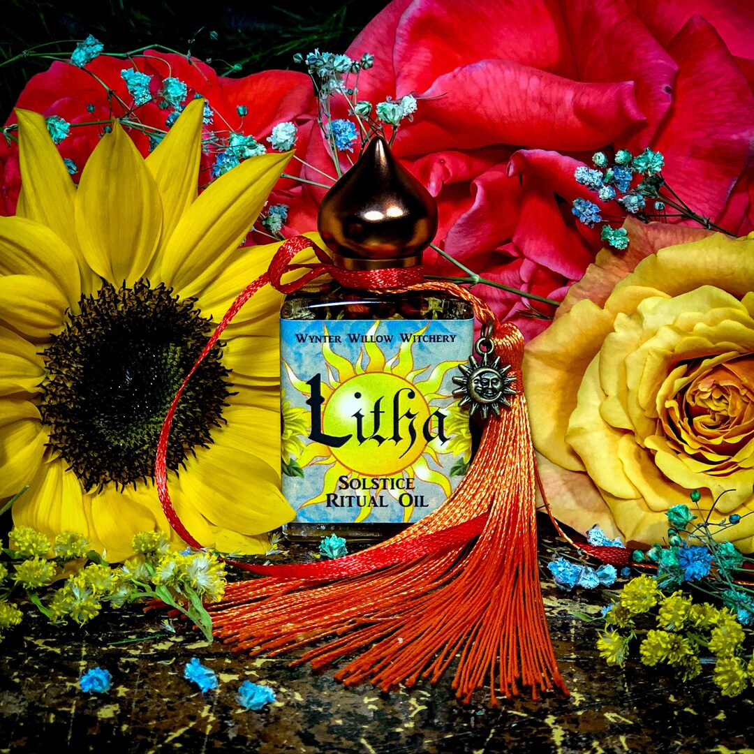 NEW!!! Litha Summer Solstice Ritual Oil 2025, Summer Witch Celebration ...