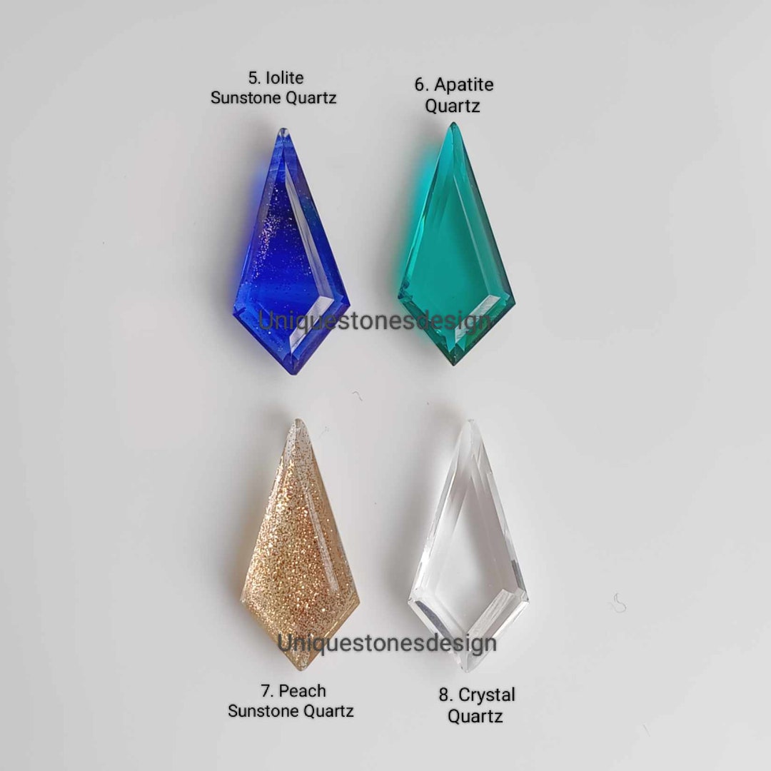 AAA+ Quality Mix Hydro Quartz Gemstones Kite Shape Approx. 20X10 MM ...