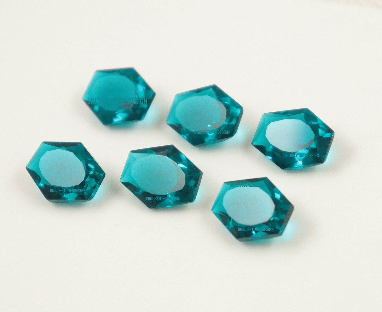 Buy Apatite Gemstone Hexagon Cut Gemstone 16X13 Mm Hexagon Shape Online ...