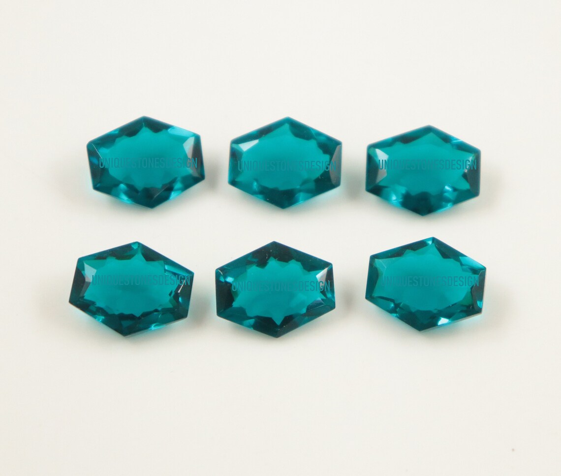 Apatite Gemstone Hexagon Cut Gemstone 16X13 mm Hexagon Shape | Etsy