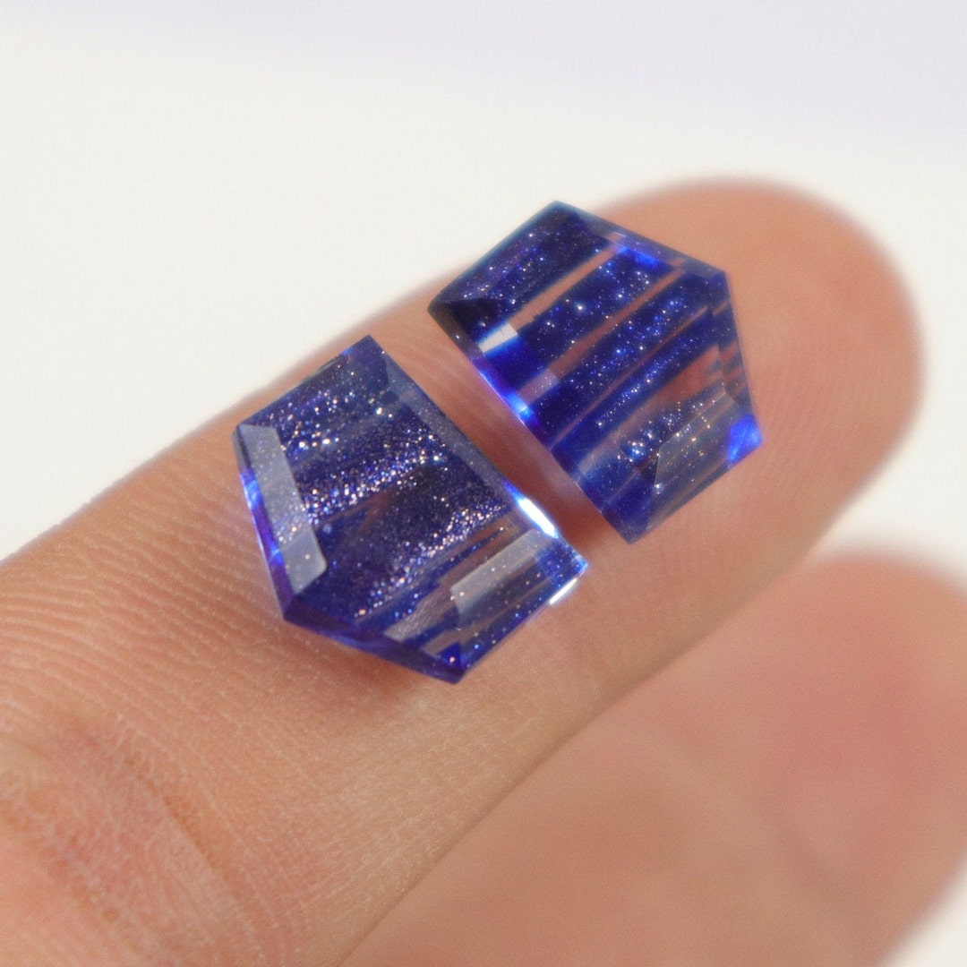 12x10 Iolite Sunstone Quartz 12x10mm Fancy Shape Tablet Cut Flat Bottom ...