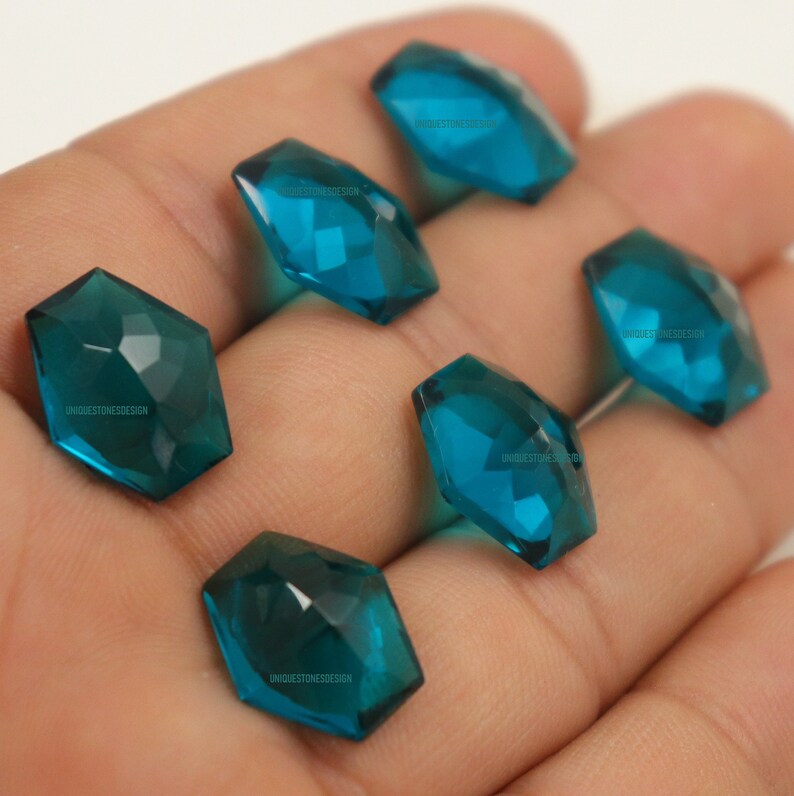 Apatite Gemstone Hexagon Cut Gemstone 16X13 Mm Hexagon Shape | Etsy