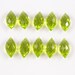 Peridot Quartz Rice Shape Approx. 16X8 Mm Faceted Drops 10 Pcs - Etsy