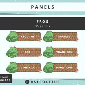 ANIMATED Cottagecore Frog and Mushroom Stream Pack Bundle, Overlays ...
