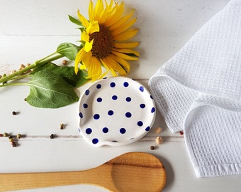 Blue Polka Dot Spoon - Etsy