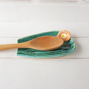 Ceramic Cactus Spoon Rest Cacti Spoon Holder for Table Kitchen ...