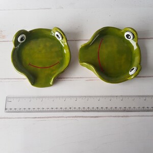 Frog Spoon Rest Cute Green Froggy Utensil Holder Ceramic Spoon Holder ...