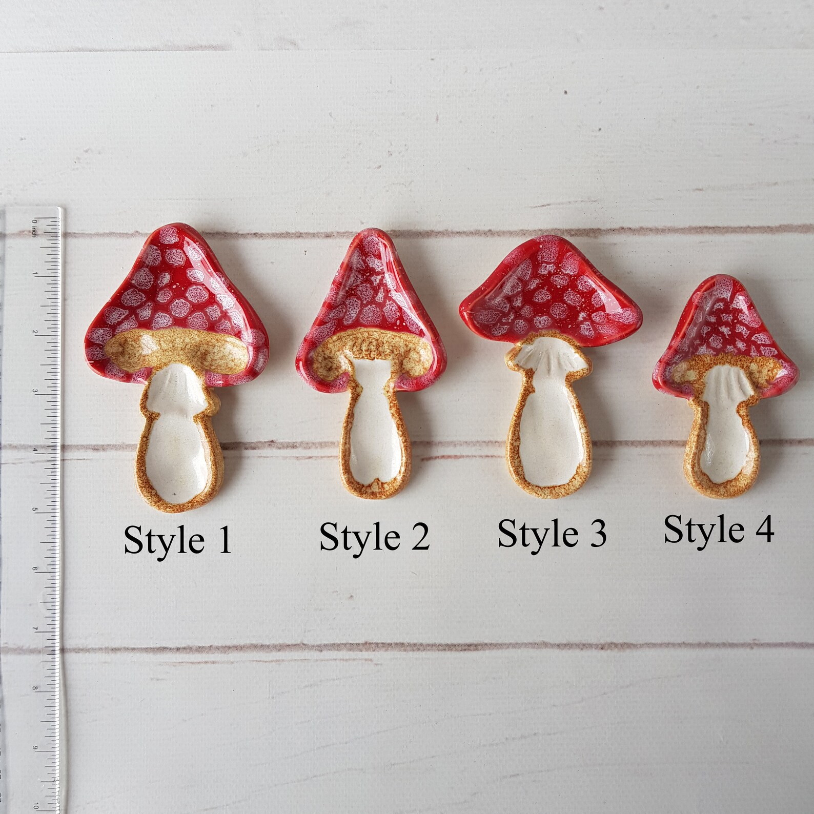 Ceramic Amanita Mushroom Spoon Rest Fly Agarics Mini Tea Bag - Etsy