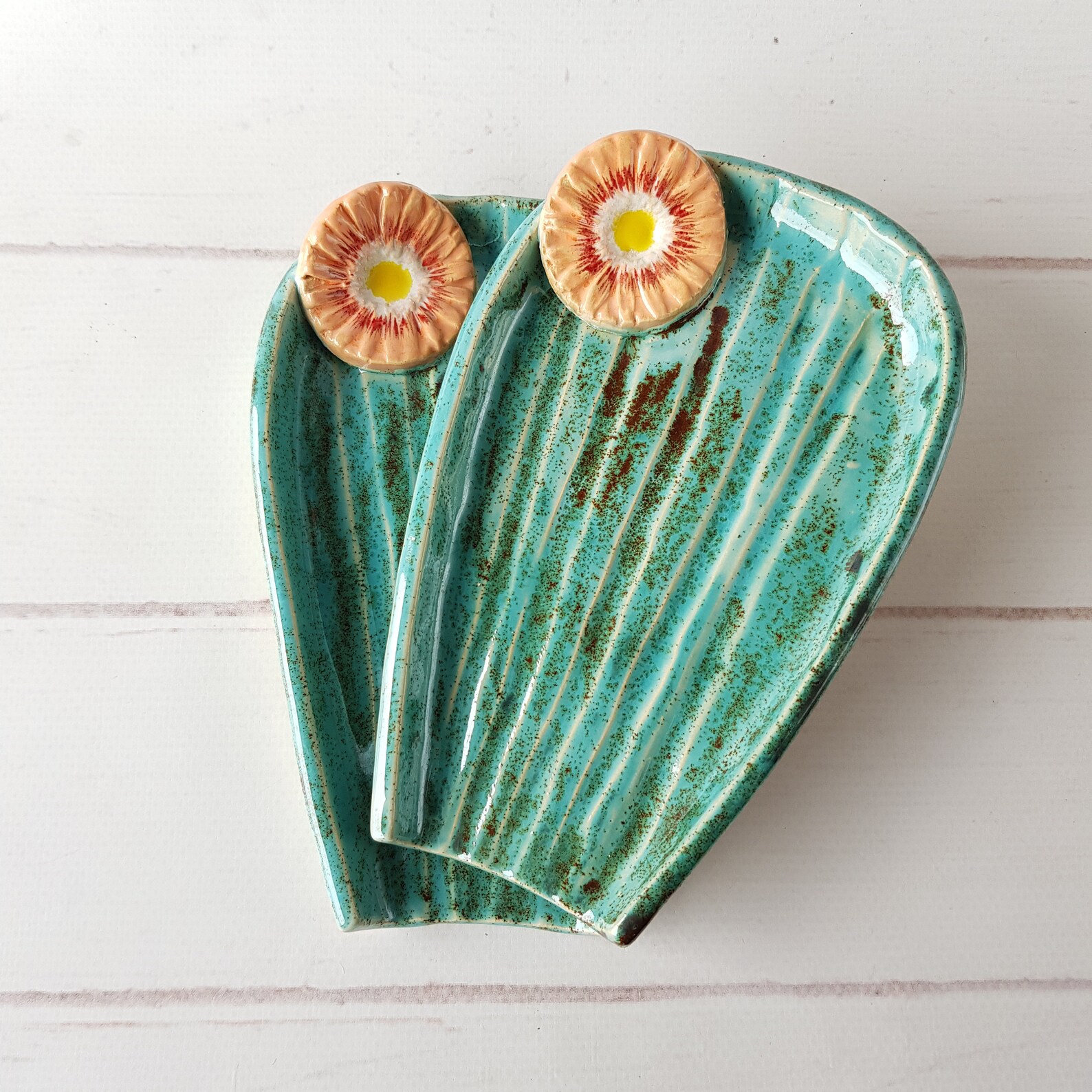 Ceramic Cactus Spoon Rest Cacti Spoon Holder for Table Kitchen - Etsy