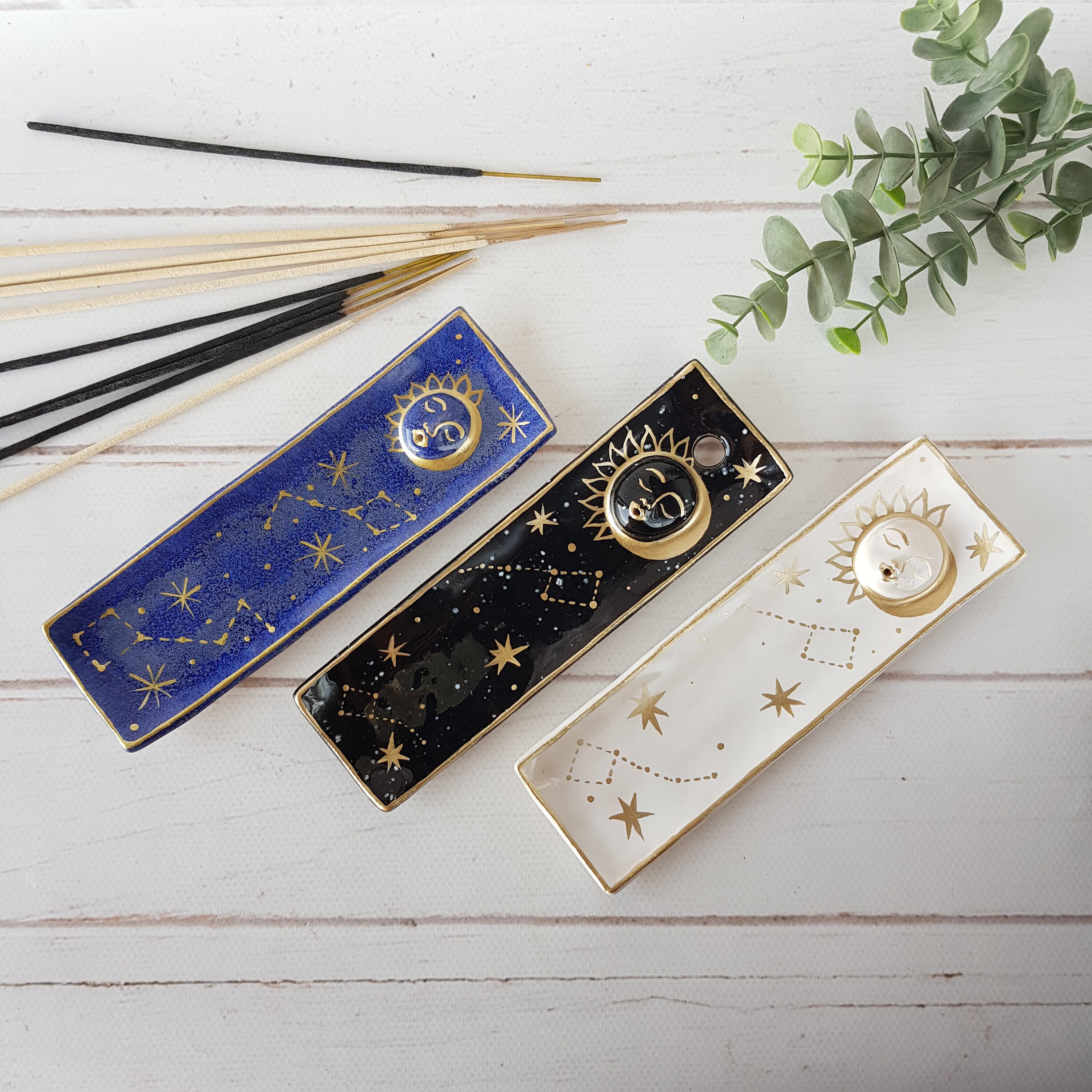 Full Moon Incense Holder Art & Collectibles Sculpture Art Objects etna ...