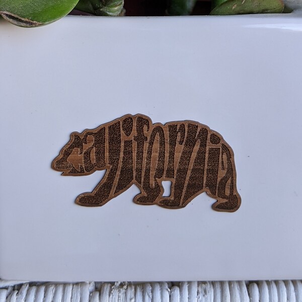 Wooden Sticker - Etsy