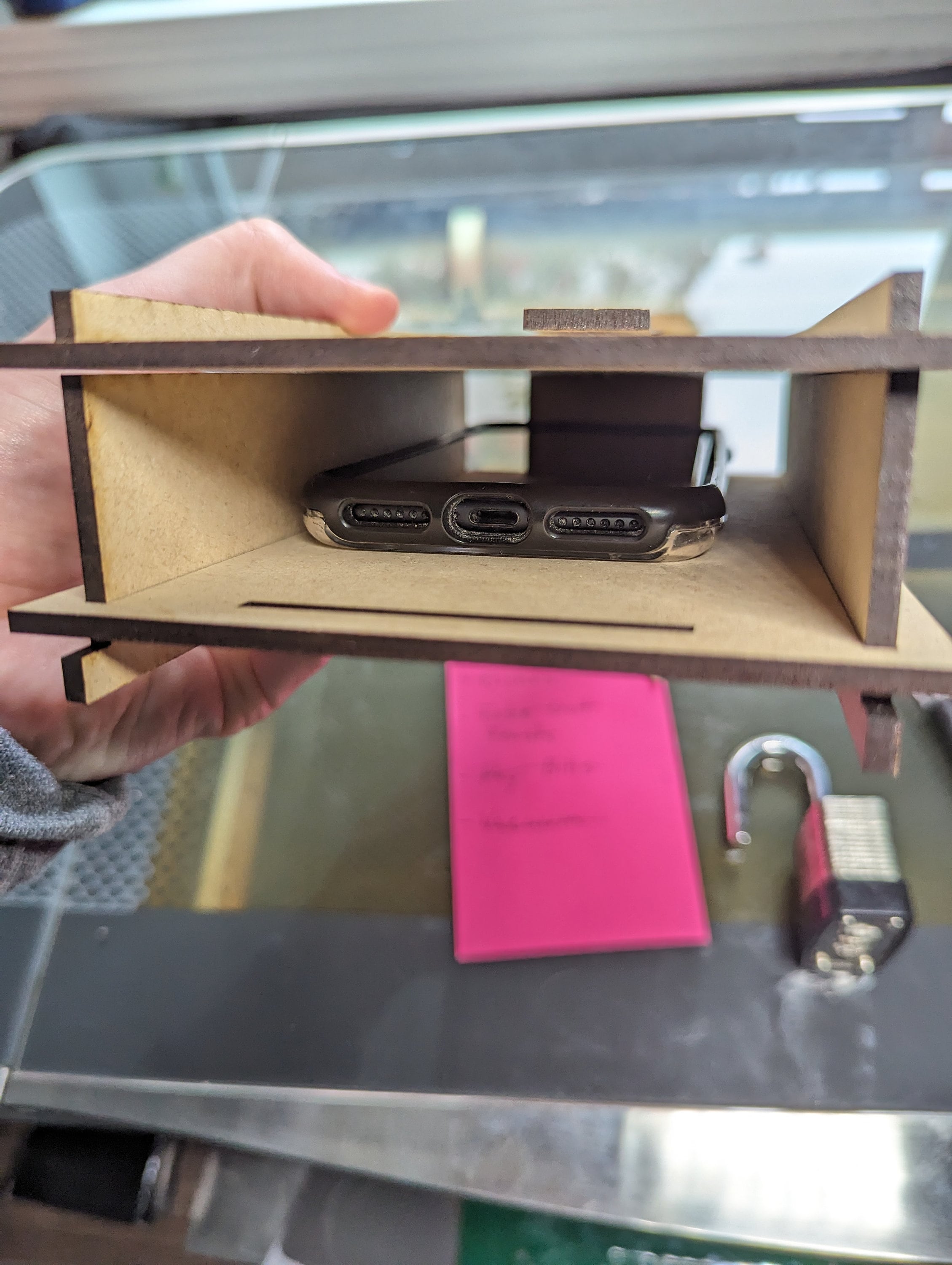 Phone Lock Box Laser Digital Download SVG File|| Productivity Box for ...