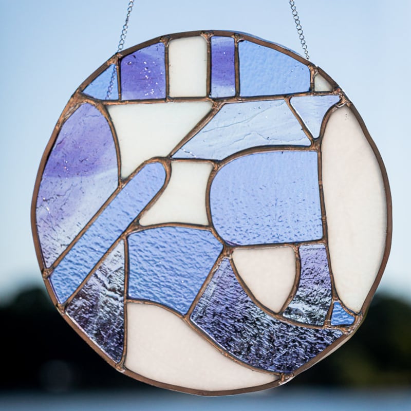Abstract Suncatcher - Etsy