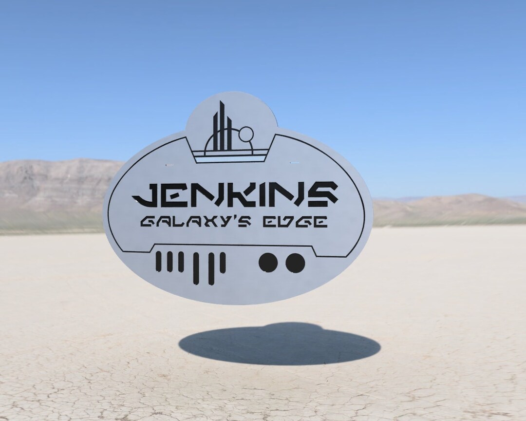 Custom Disney Galaxy's Edge Name Tag Stroller Sign - Etsy