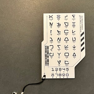 Star Wars Galaxy's Edge Inspired Aurebesh Translator Card - Etsy
