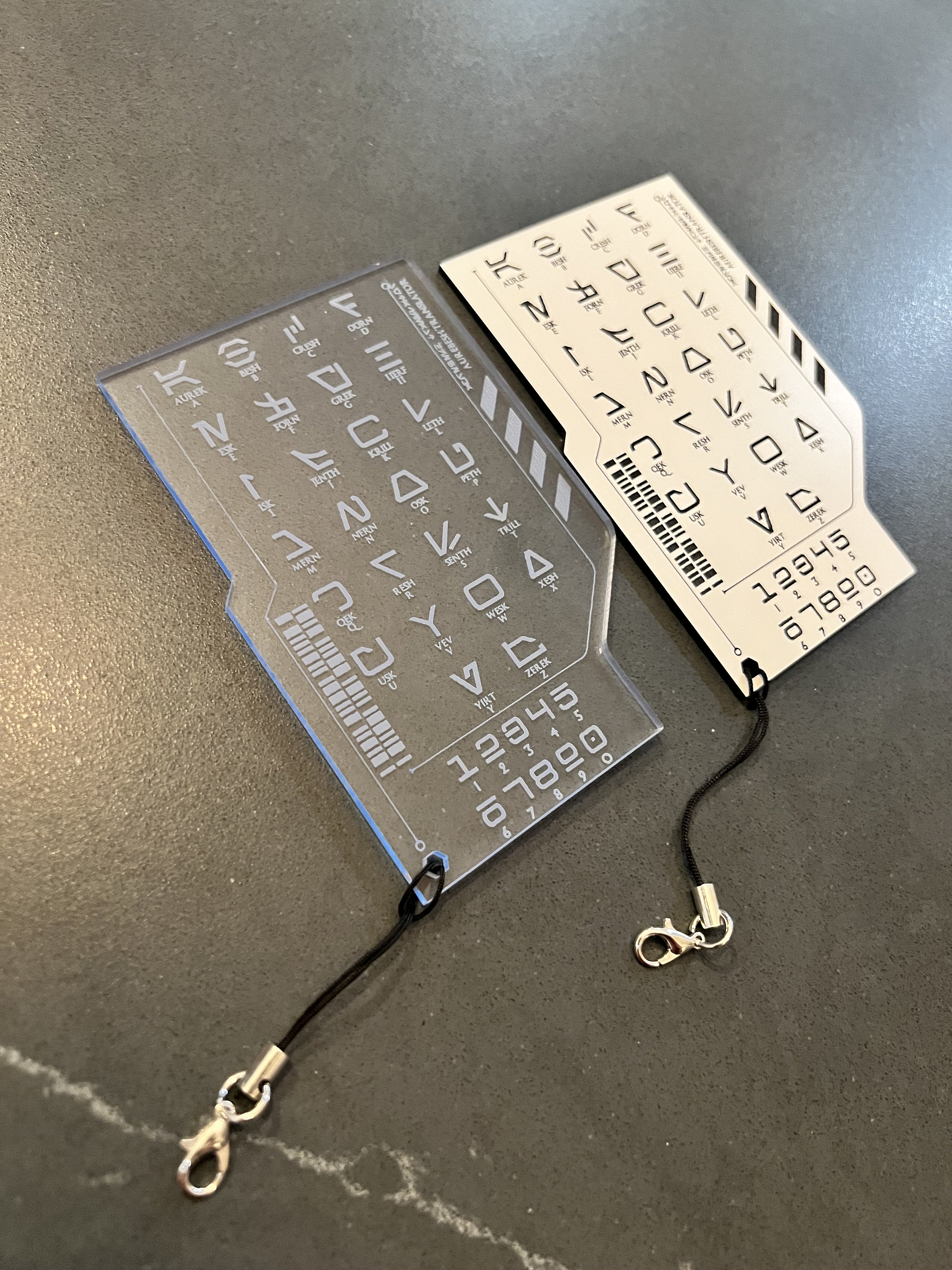 Star Wars Galaxy's Edge Inspired Aurebesh Translator Card - Etsy