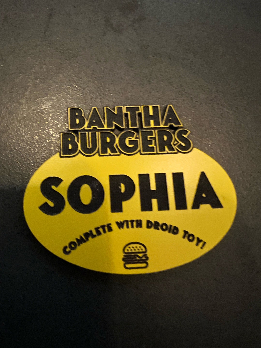 Custom Star Wars Bantha Burgers Nametag Badge Reel - Etsy