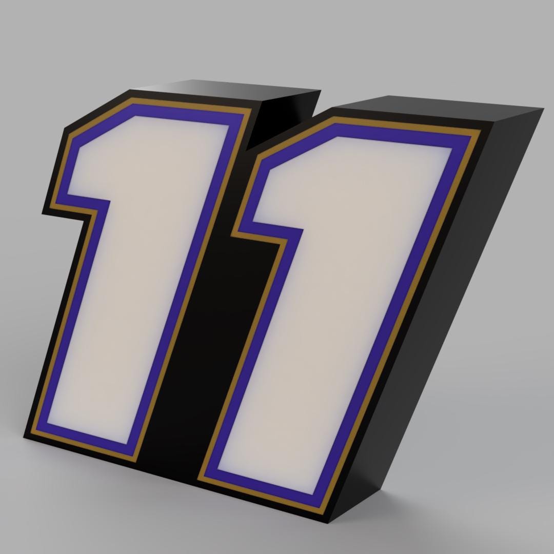 Denny Hamlin #11 NASCAR Inspired LED Lightbox - Etsy