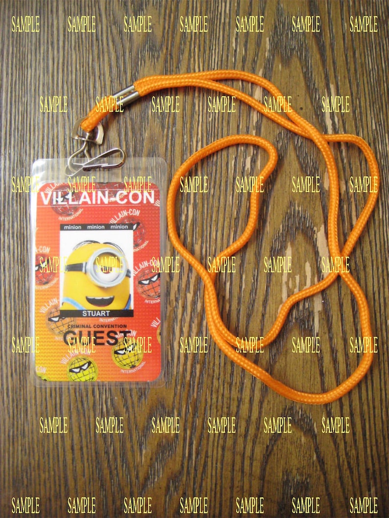 Minions - Villain Con ( STUART ) Guest Convention Pass - Etsy