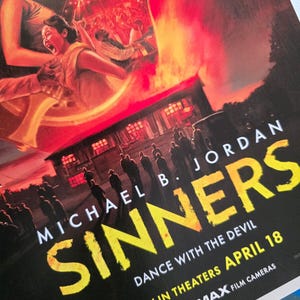 Sinners 11" X 17" Collector's Movie Poster B2G1F - Etsy
