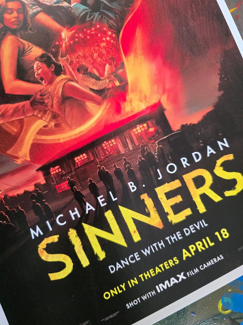 Sinners 11" X 17" Collector's Movie Poster B2G1F - Etsy