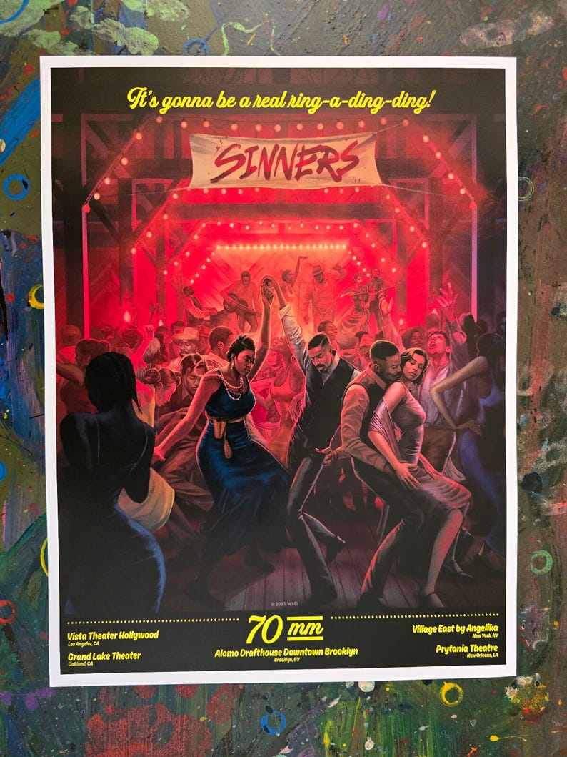 Sinners 11" X 14.5" Collector's Movie Poster B2G1F - Etsy