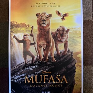 Disney Mufasa ( 11" X 17" ) Poster Buy2get2free - Etsy