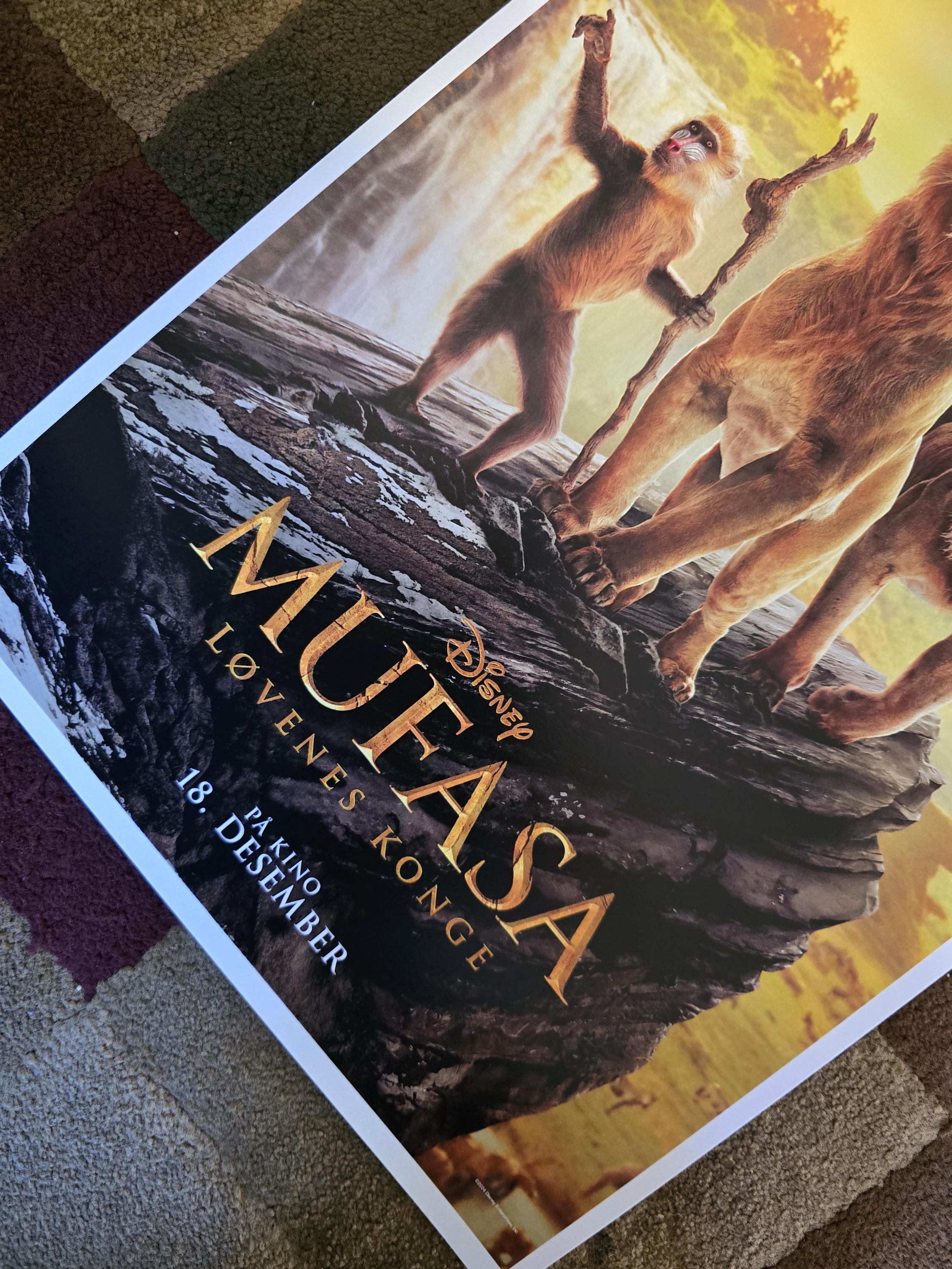 Disney Mufasa ( 11" X 17" ) Poster Buy2get2free - Etsy