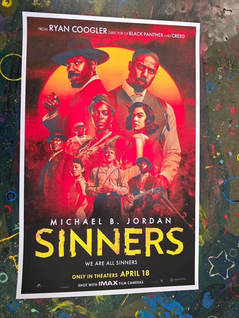 Sinners 11" X 17" Collector's Movie Poster B2G1F - Etsy