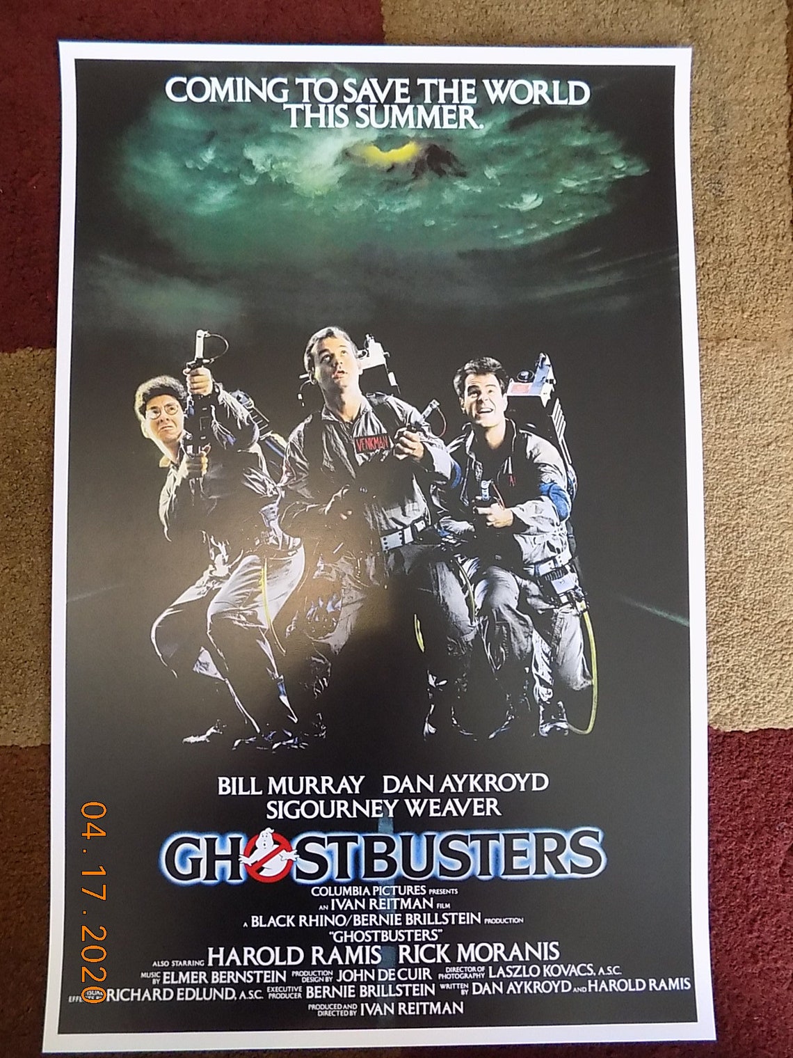 Ghostbusters 11" X 17" Movie Collector's Poster B2G1F - Etsy