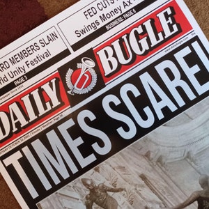 Spiderman Daily Bugle ( 11" X 15'' ) Front Page Poster Print - Etsy