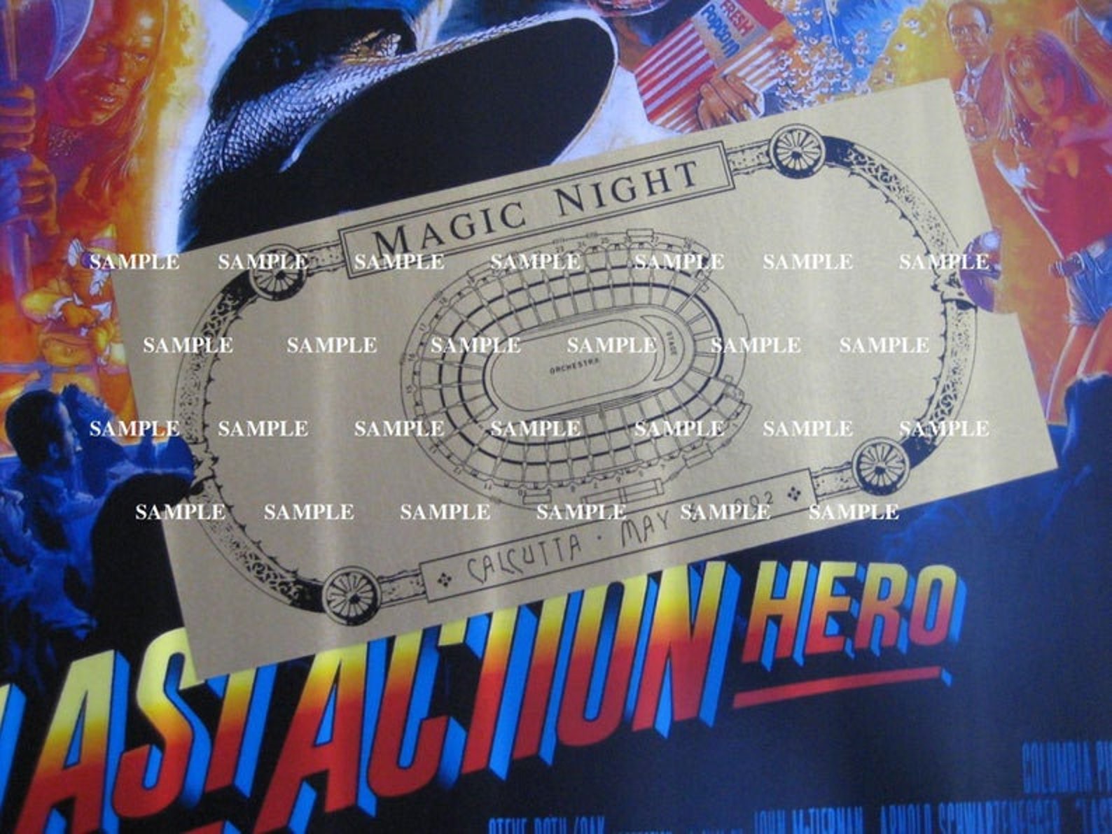 The Last Action Hero - Reproduction Magical Ticket Prop - Etsy