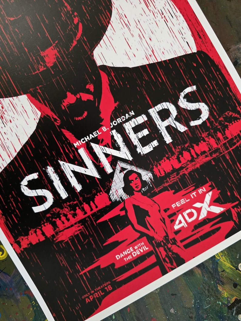 Sinners 11" X 14.5" Collector's Movie Poster B2G1F - Etsy