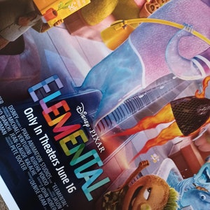 Elemental ( 11" X 17" ) Collector's Poster Print B2G2F - Etsy