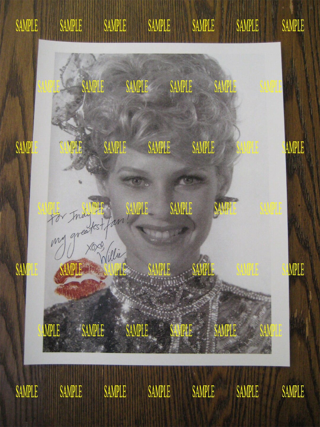 Indiana Jones & the Temple of Doom, Willie Scott's Photo 8 X 11' Print ...