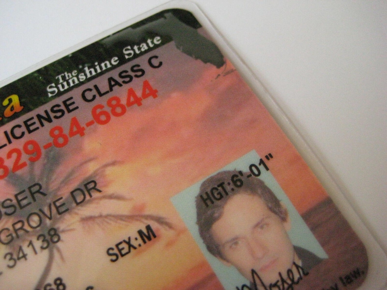 Dexter TV Series Brian Moser Ice Truck Killer Driver's License Cosplay ...