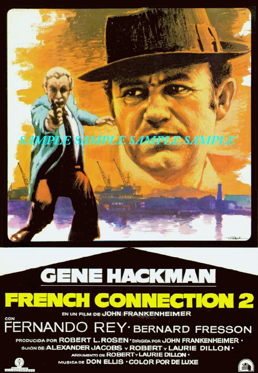 The French Connection 2 11" X 16.5" Movie Collector's Poster - Etsy
